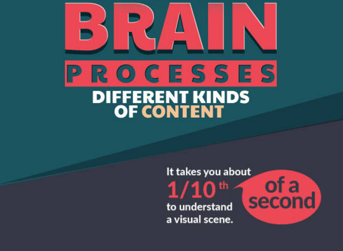 How Our Brain Processes Different Kinds of Content [Infographic]