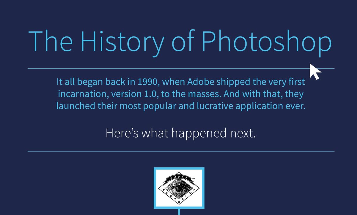 The History Of Photoshop Infographic Skillz Middle East The History Of Photoshop Infographic Skillz Middle East
