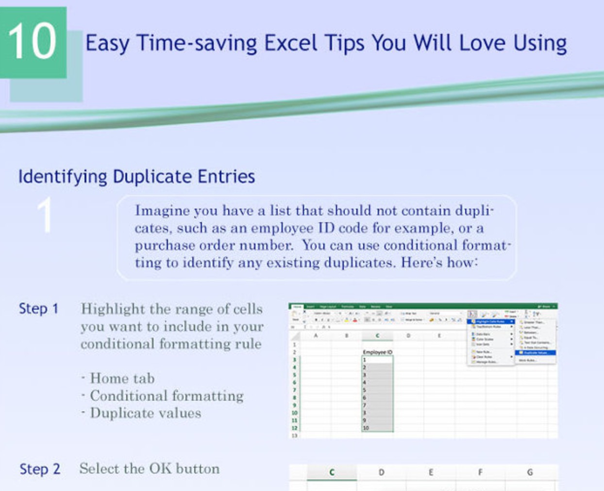 Tricks Using Excel And More Time Saving Tips Infographic Skillz Me 