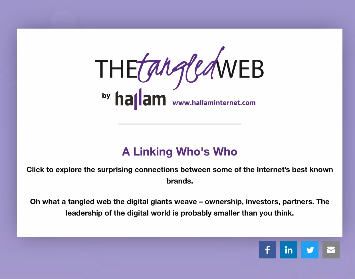 Tangled Web of the Digital Giants [Infographic] ~ Skillz ME