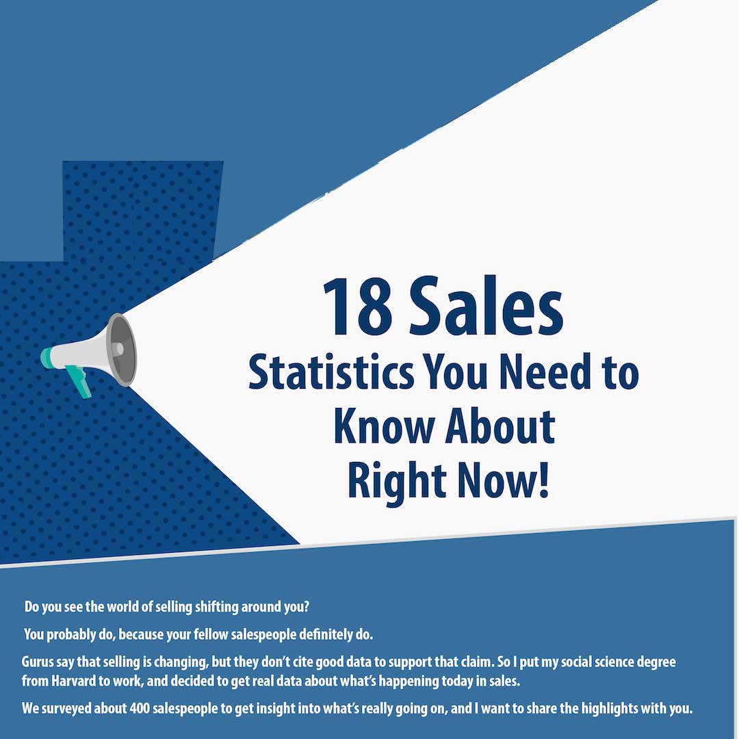 18 New Sales Statistics from a 2018 Groundbreaking Study! [Infographic]