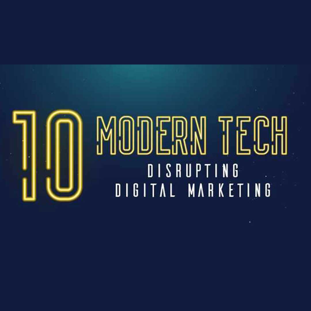 10 Modern Tech Disrupting Digital Marketing [Infographic] » Skilz ME