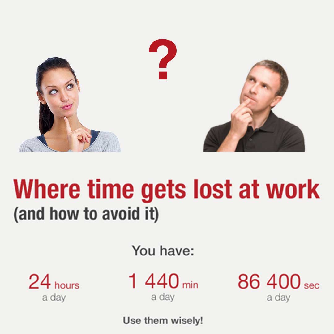 Where Time gets Lost at Work [Infographic] » Skillz Middle East